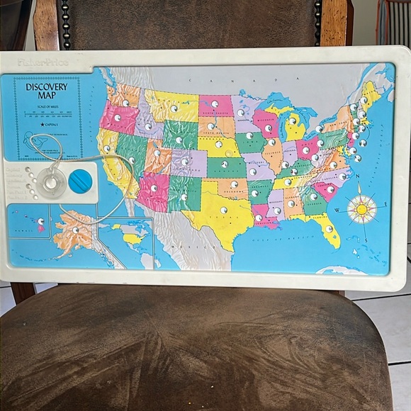 Fisher-Price | Toys | Vintage Fisher Price Discovery Map | Poshmark